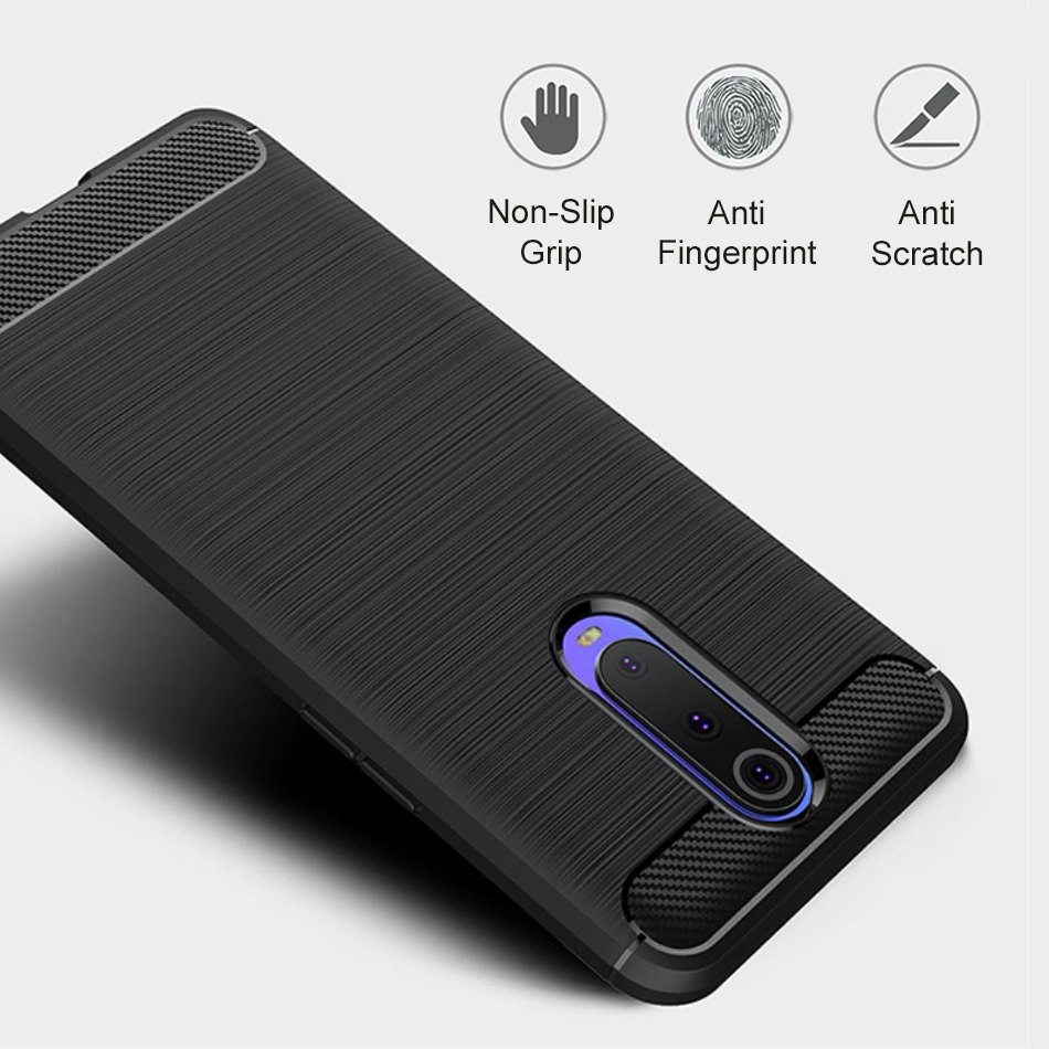 Flexi Slim Carbon Fibre Case for Oppo R17 Pro (Black)